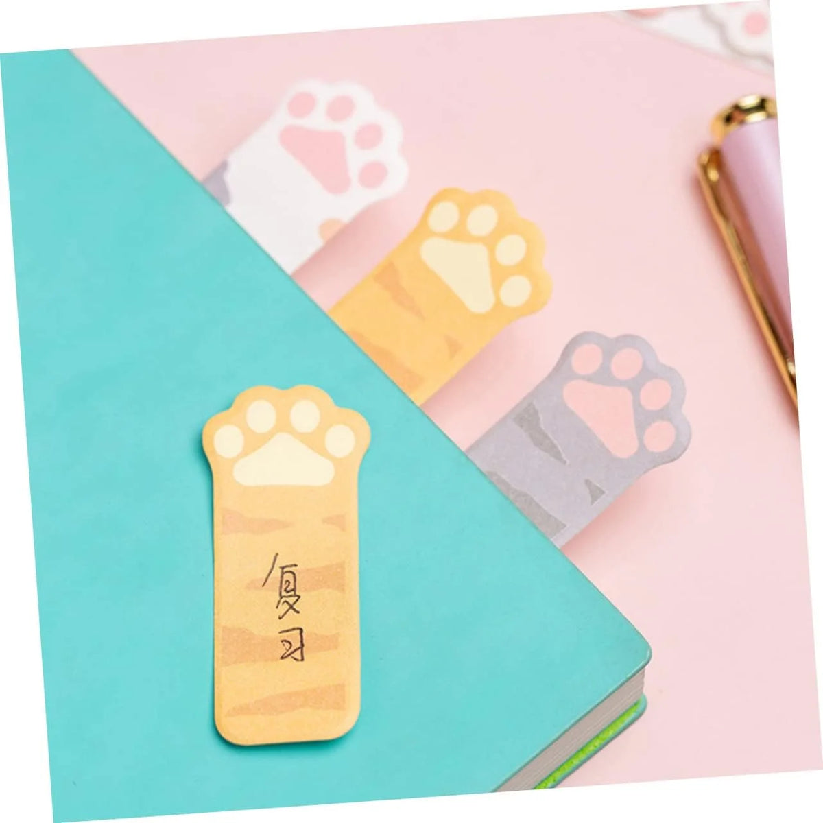 Cat Paw Sticky Note Strips n Tabs