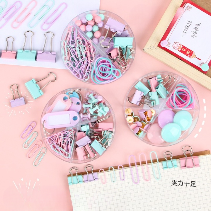 Pastel Clips & Pin Box