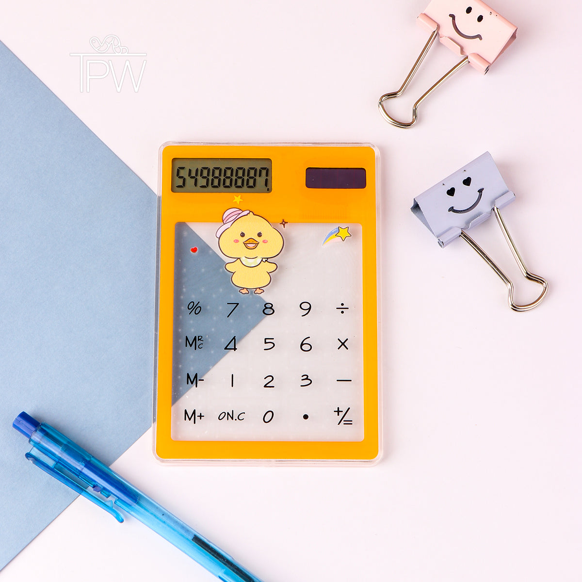 Transparent Body Glass Solar Calculator