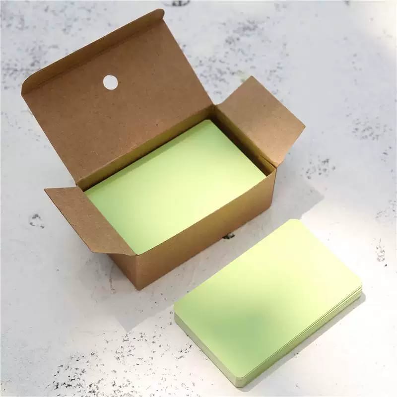 DIY Journaling Colored Blank Flash Cards