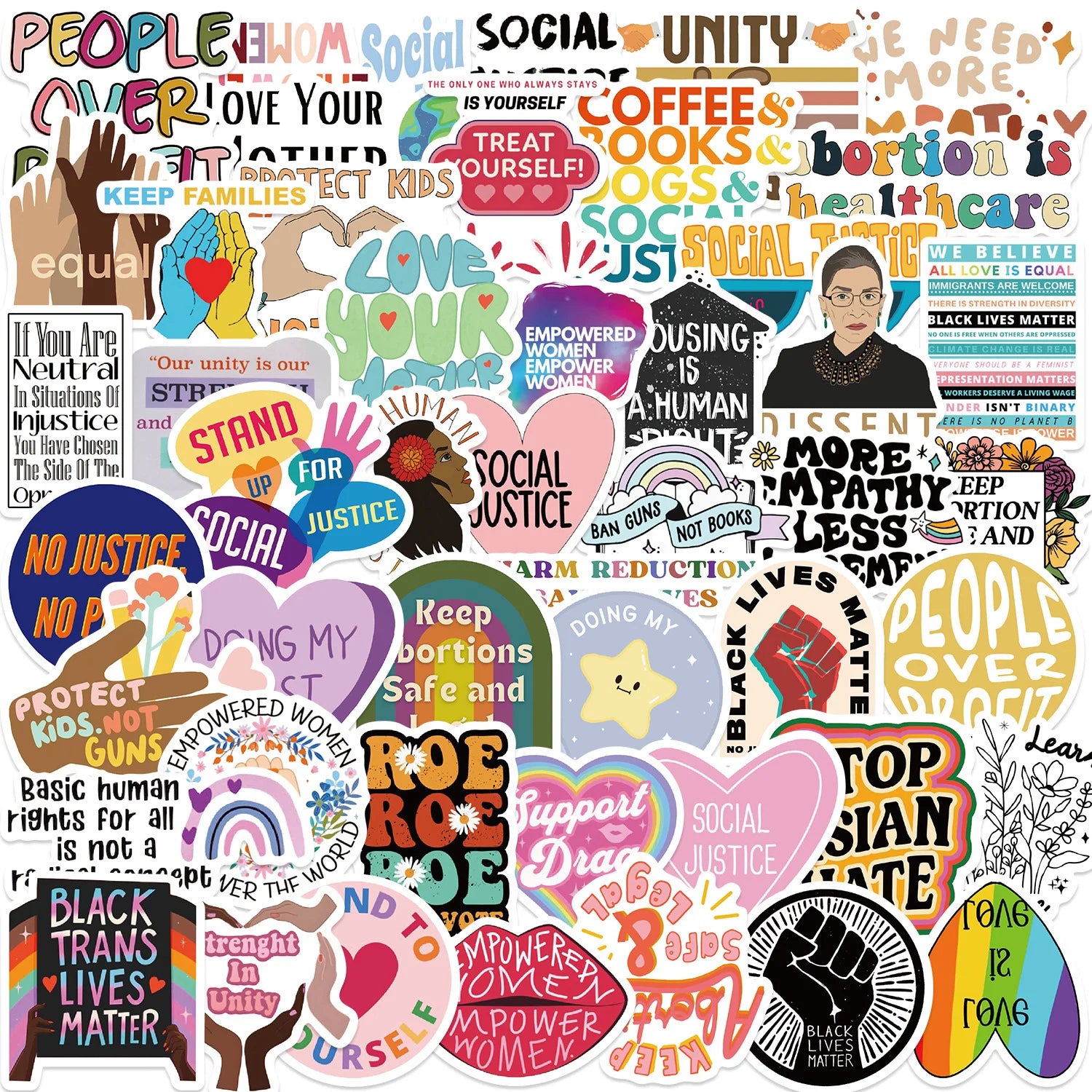 Social Justice Graffiti Stickers – thepaperworm