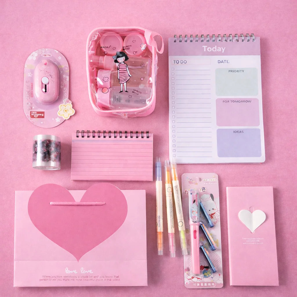 Pink Lover’s Writing & Journaling Kit – thepaperworm