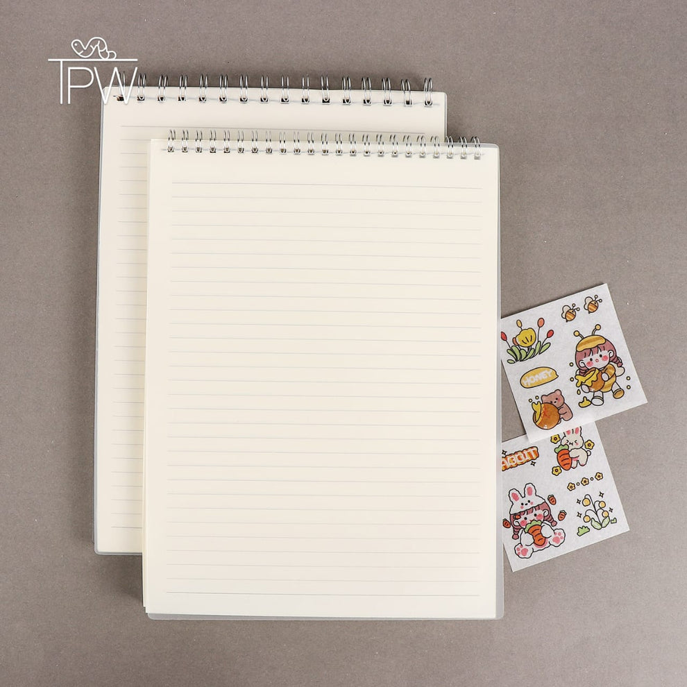 A4 Large Size Flip Up Type Lined Notepad – thepaperworm