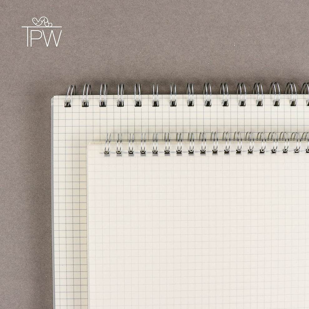 A4 Large Size Flip Up Type Grid/Checked Notebook – thepaperworm