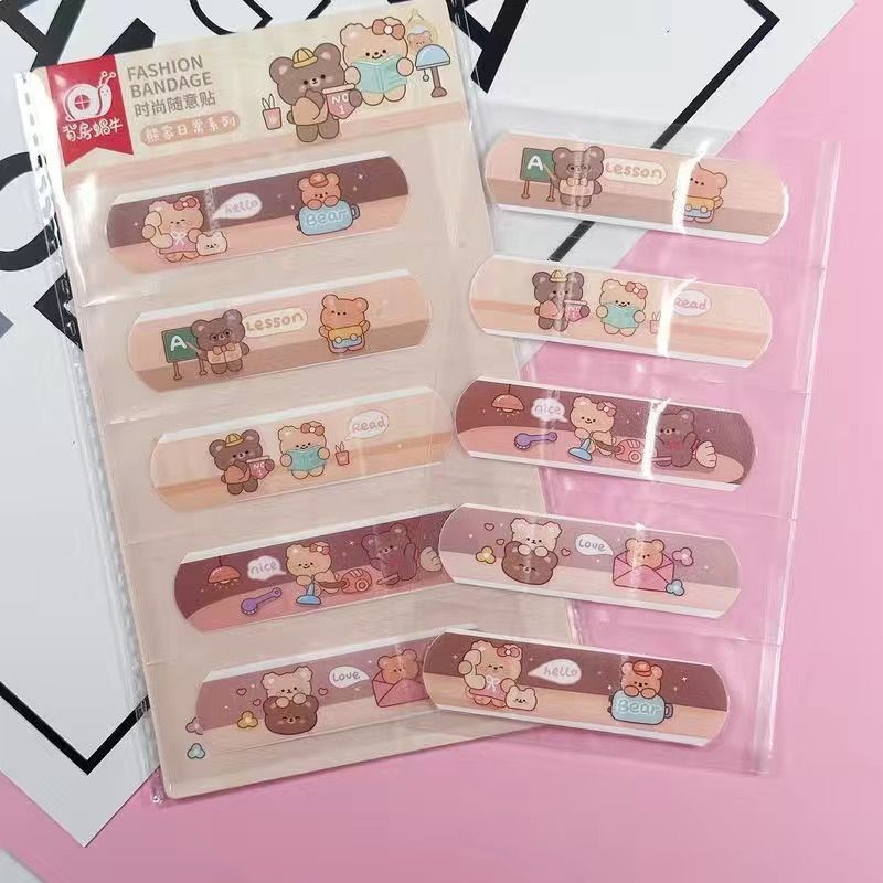 Cartoon Waterproof Bandages – thepaperworm