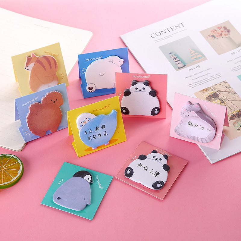 Cute Animals Sticky Notes – thepaperworm