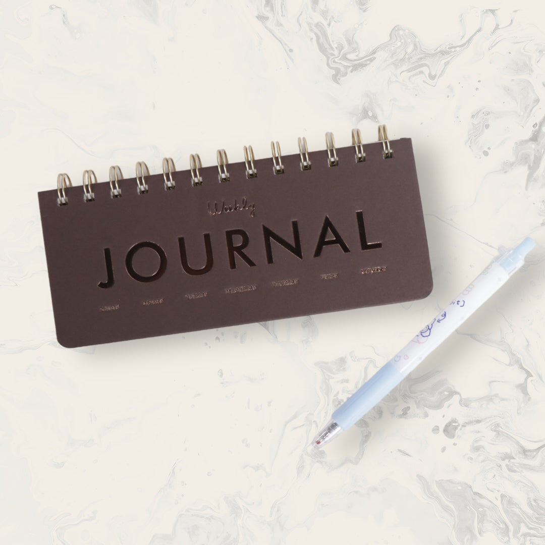 Landscape Coil Weekly Planner Journal