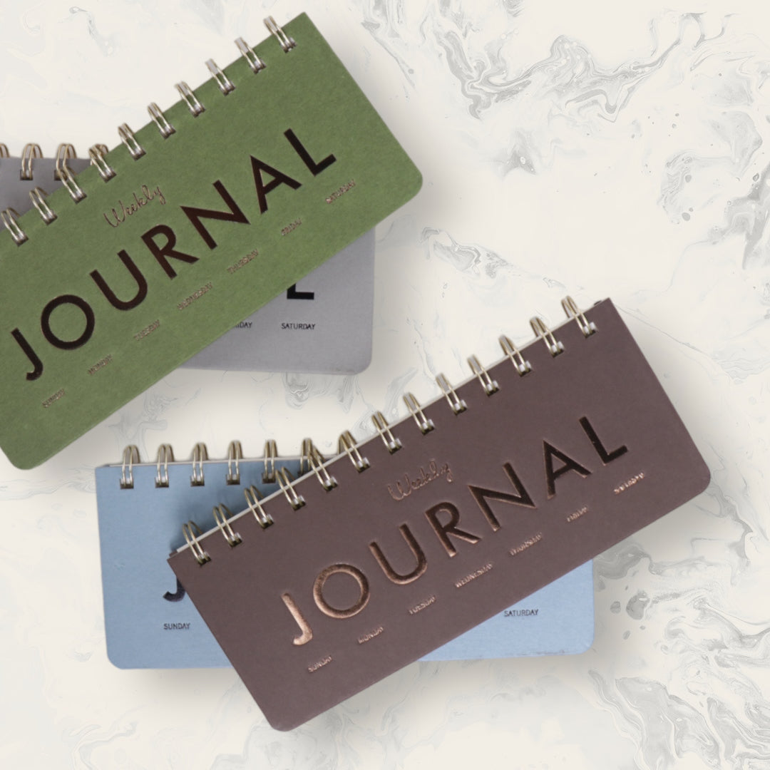 Landscape Coil Weekly Planner Journal