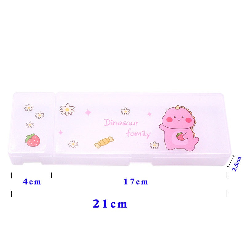 PVC Translucent Pencil Box