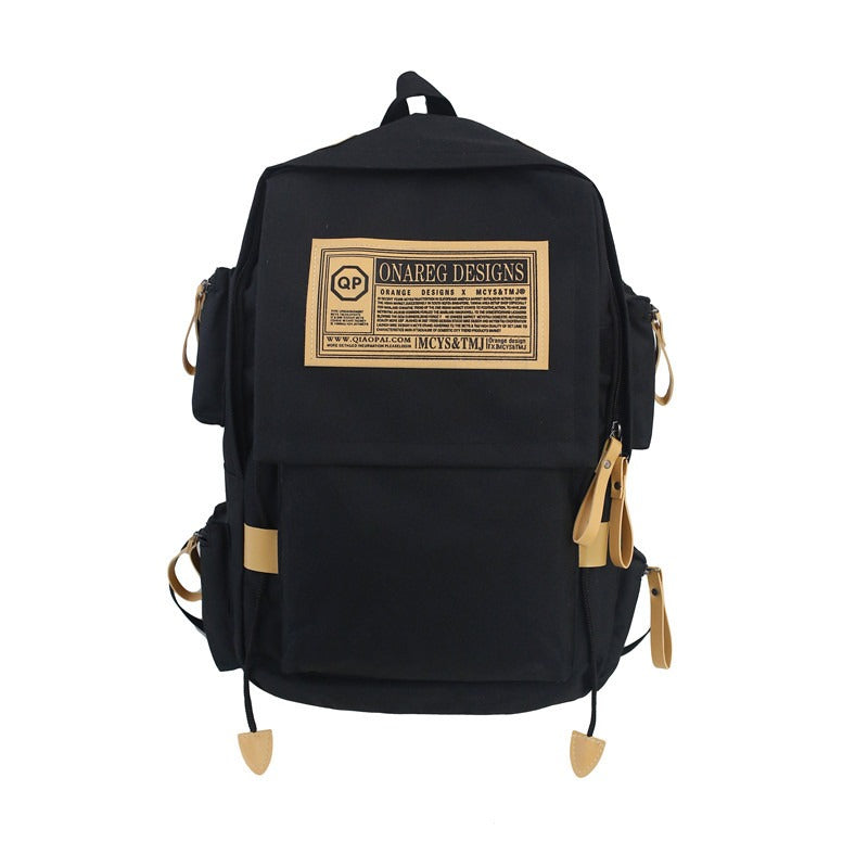 Trendy Unisex Canvas Backpack – thepaperworm