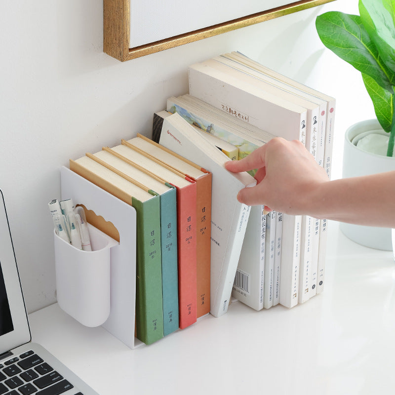 Large Retractable Book Stand Organizer With Pen Holder – thepaperworm