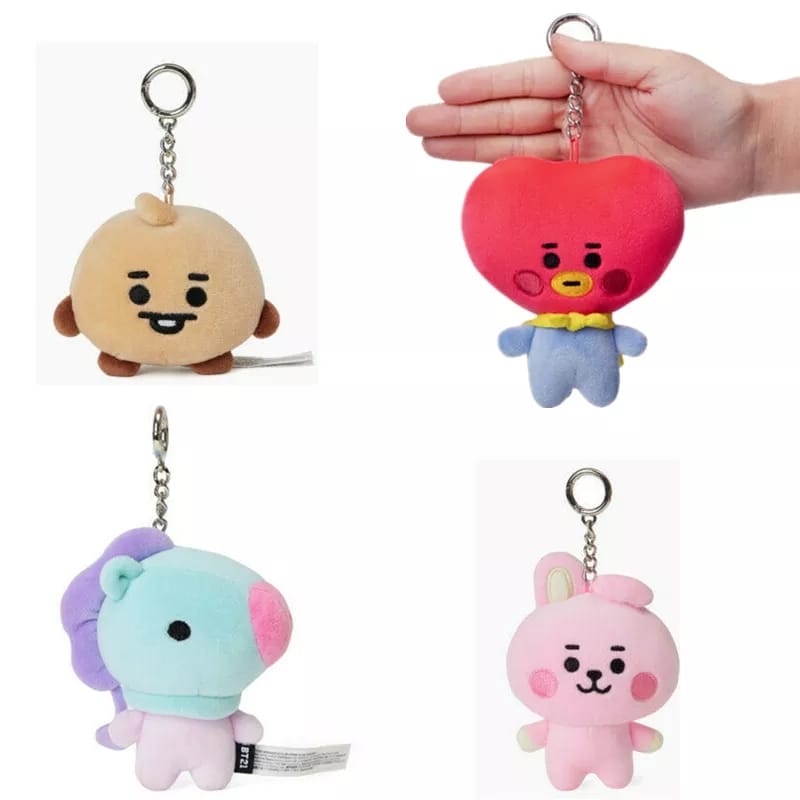 BTS BT21 Plush Toy Key chain