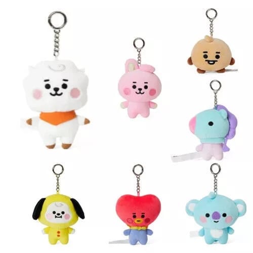BTS BT21 Plush Toy Key chain